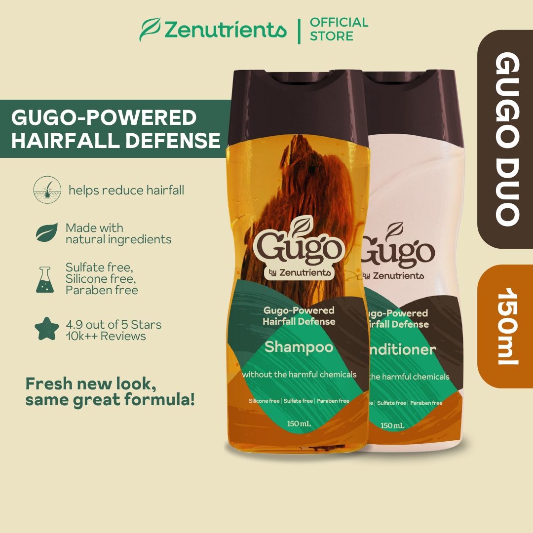 Gugo Duo Set (Gugo Shampoo 150mL & Gugo Conditioner 150mL) – Zenutrients