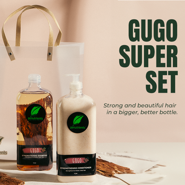 Gugo Super Set (1L Gugo Shampoo + 1L Gugo Conditioner) – Zenutrients
