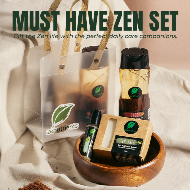 Must have Zen Set (150mL Gugo Shampoo + 100g Tea Tree Soap + All is We ...