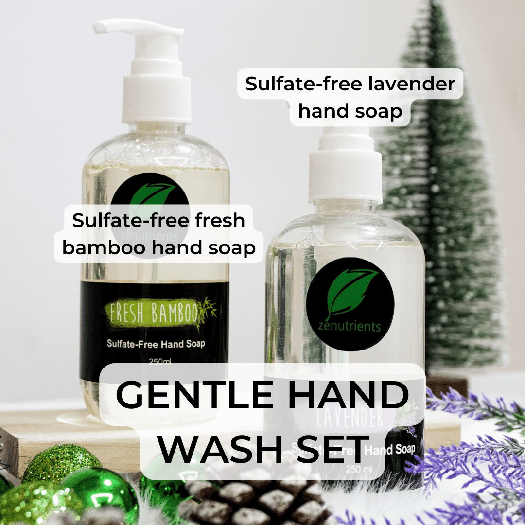 Gentle Hand Wash Set (Fresh Bamboo Handwash 250mL + Lavender Handwash ...